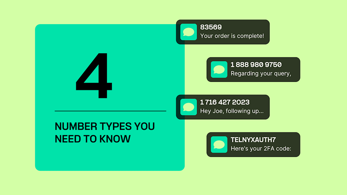What is an SMS number? SMS number types explained