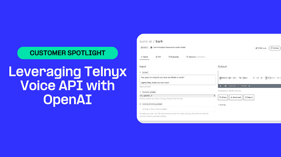 Customer spotlight: Using Telnyx Voice API with OpenAI