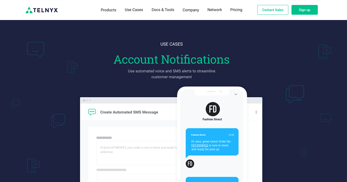Build a Customer Notifications System with Telnyx API