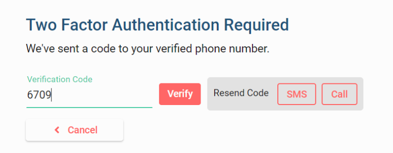 Enabling Two-Factor Authentication to Your Telnyx Account