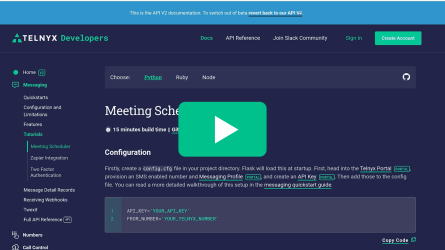 Receive text SMS with Telynx Python SDK