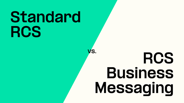 RCS business messaging vs. standard: What’s the difference?