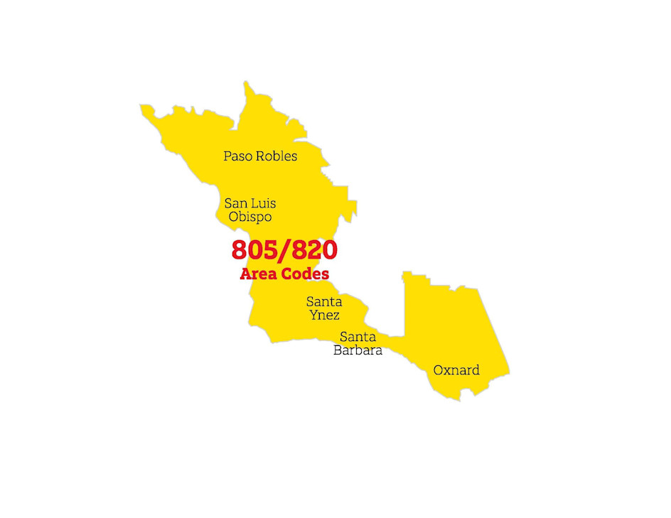 Area Code Overlay is Now Approved for 805 Area Code