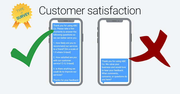SMS survey examples and best practices