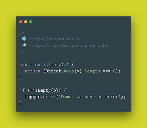 33 Return Empty Object Javascript Modern Javascript Blog