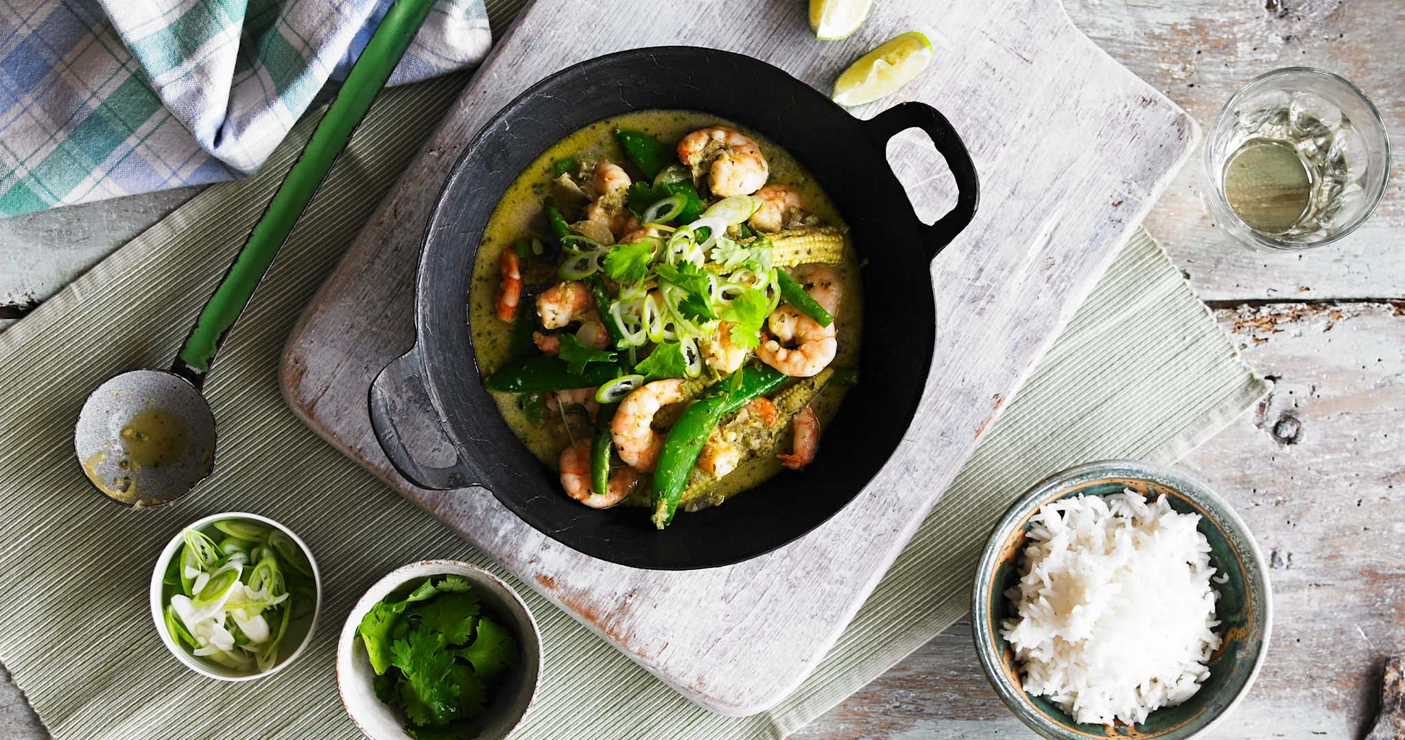Thai Style Green Prawn Curry - Yeo Valley Organic