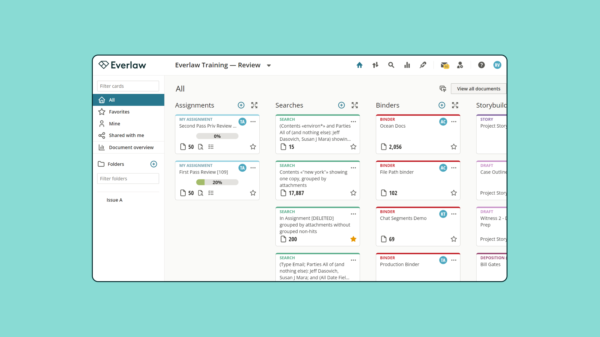 Everlaw Feature | Project Settings