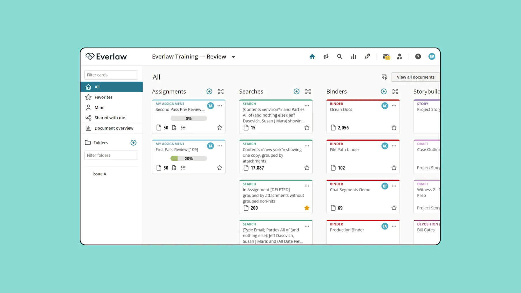 Everlaw Feature | Homepage