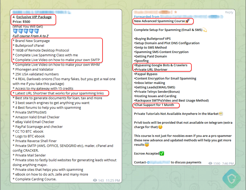 Unveiling the complexity of Telegram phishing markets and scams