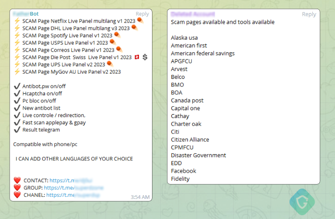 Unveiling the complexity of Telegram phishing markets and scams