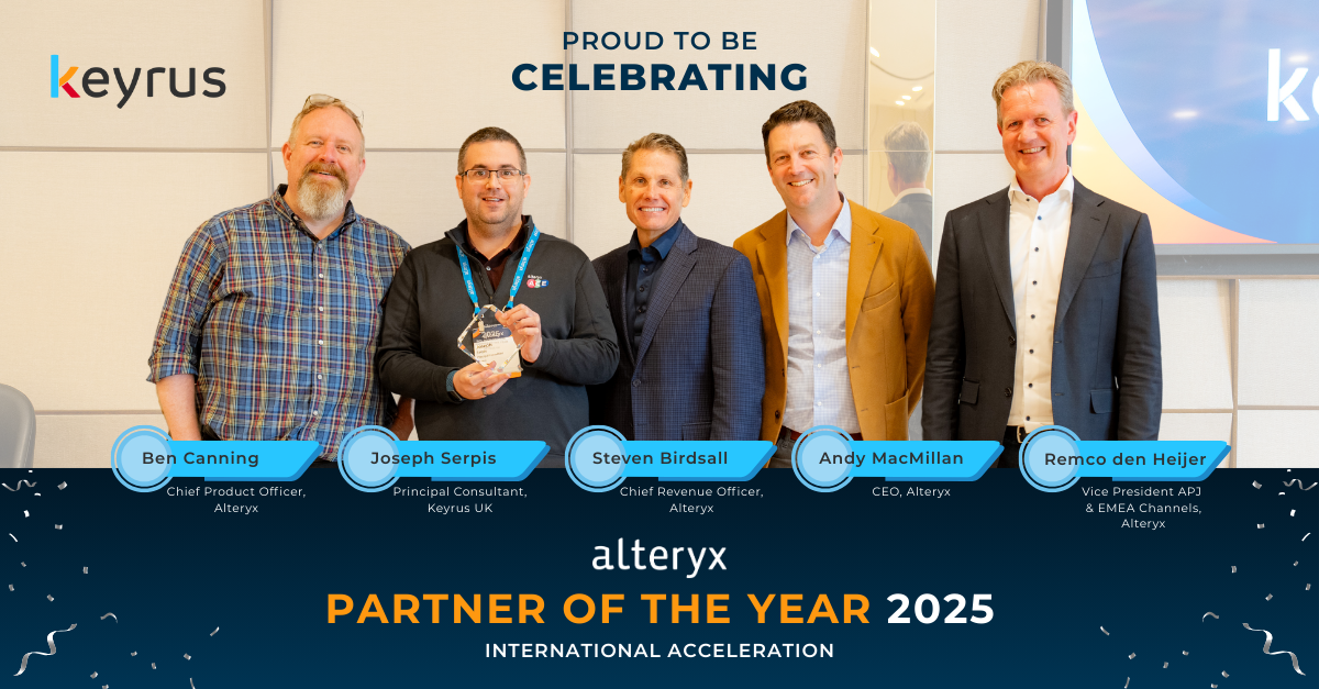 Keyrus Wins 2025 Alteryx Partner Award for International Acceleration