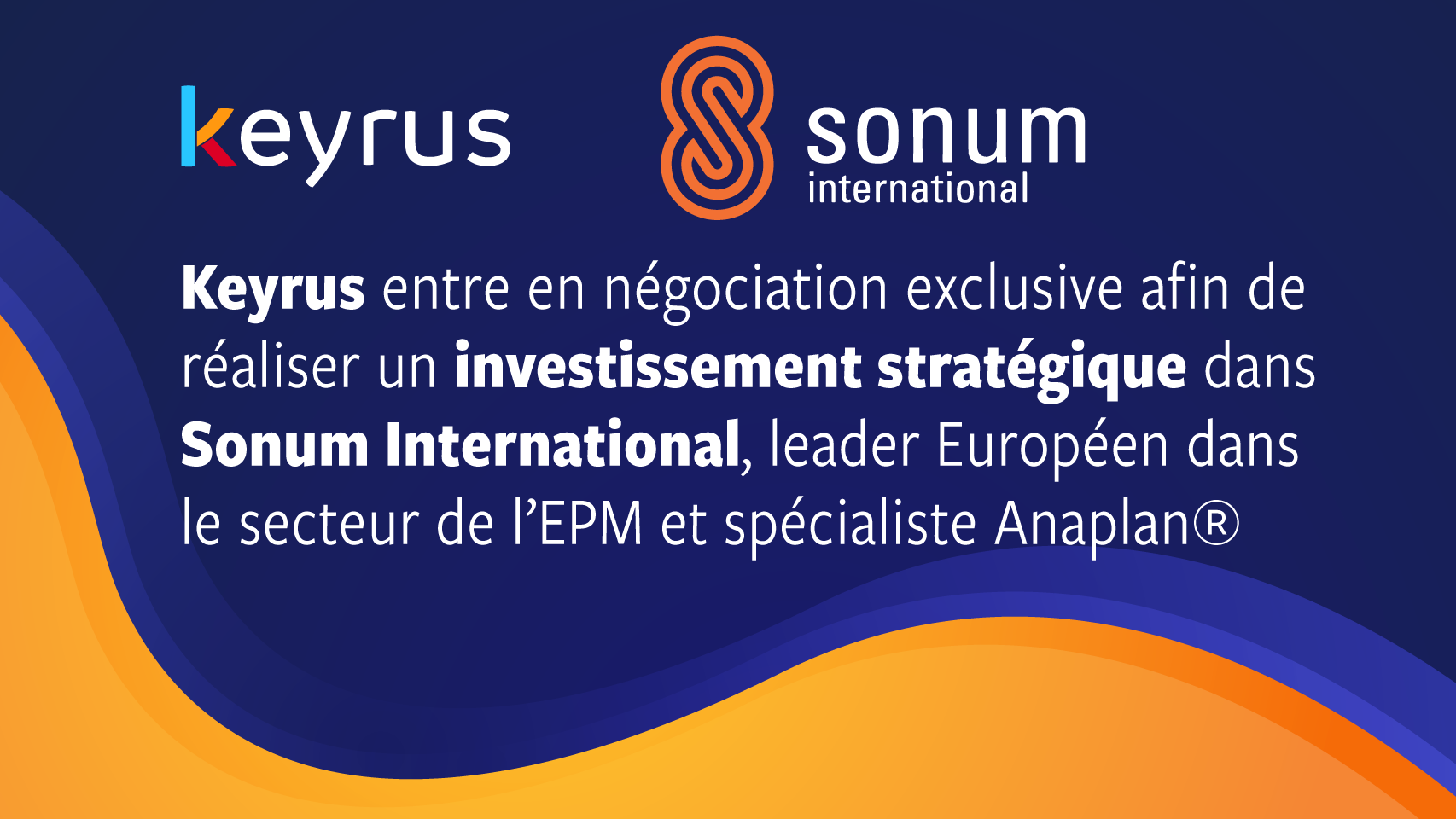 Le Groupe Keyrus entre en négociation exclusive afin de réaliser un ...