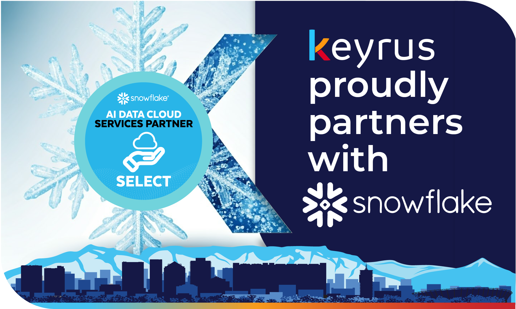 Keyrus partners with Snowflake