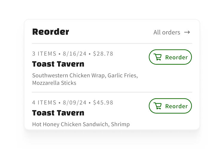 Branded Mobile App | Toast POS