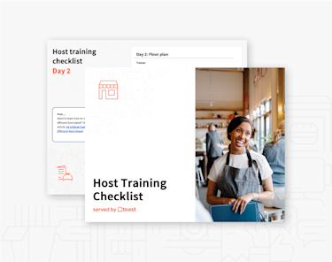 Host Training Checklist | Toast POS