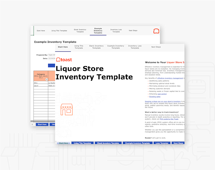 Liquor Store Inventory Template | Toast POS