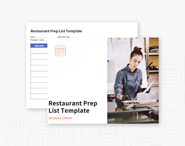 Restaurant Kitchen Prep List Template | Toast