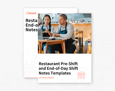 Restaurant Shift Notes Template | Toast POS