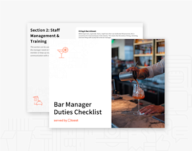 Bar Manager Duties Checklist | Toast POS