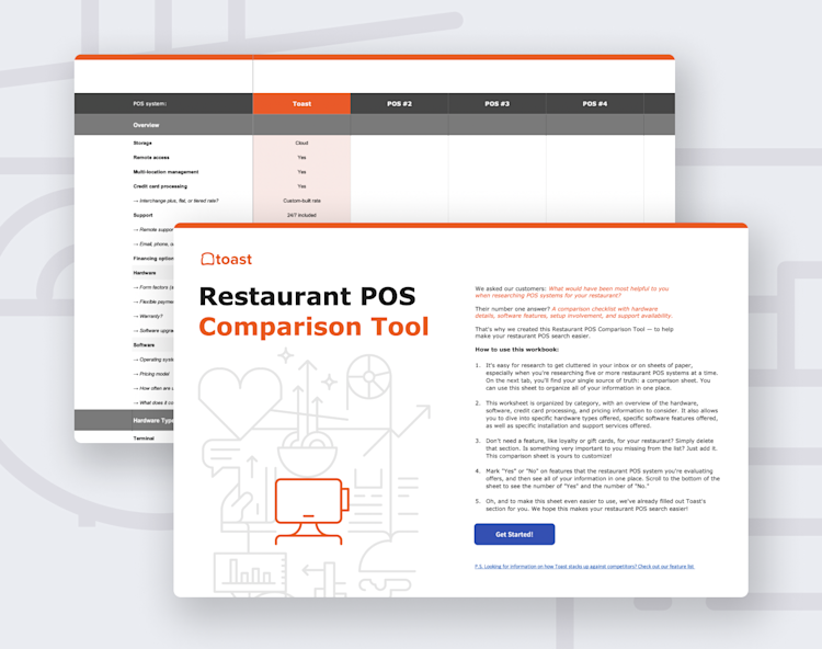Restaurant POS Comparison Tool | Toast POS