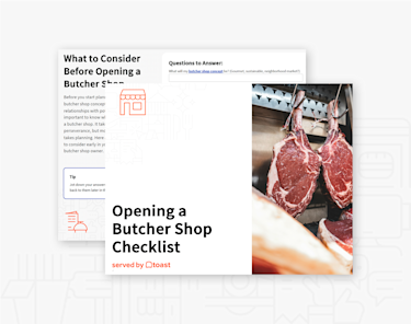 Opening a Butcher Shop Checklist | Toast POS