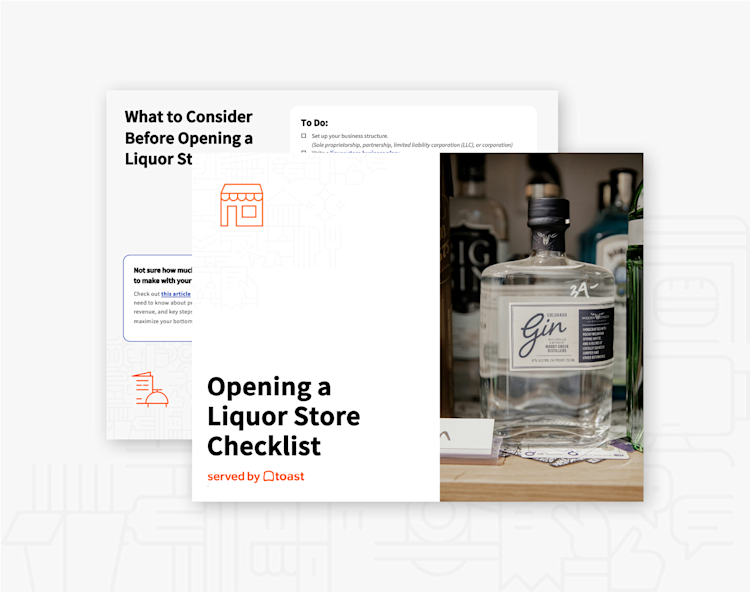 Opening a Liquor Store Checklist | Toast POS