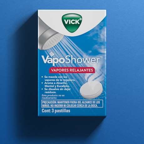 Vick® VapoShower transforma tu regadera en un spa│Vick® México