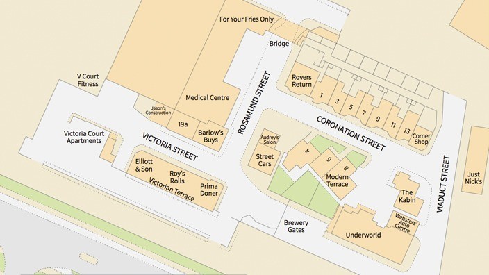 Coronation Street is officially mapped by Ordnance Survey | Coronation ...