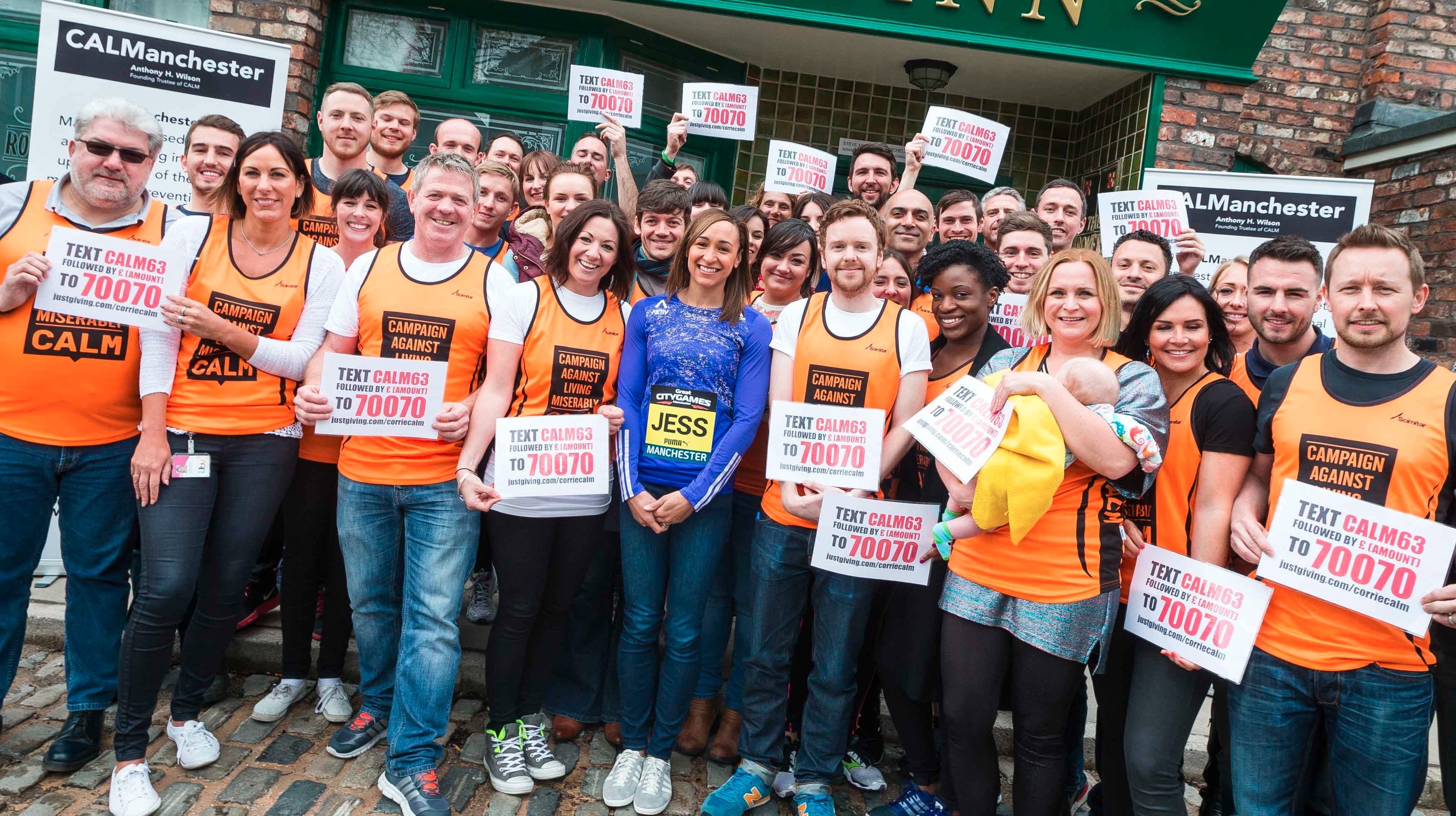 Jessica Ennis-Hill shows her support for Team Corrie | Coronation Street