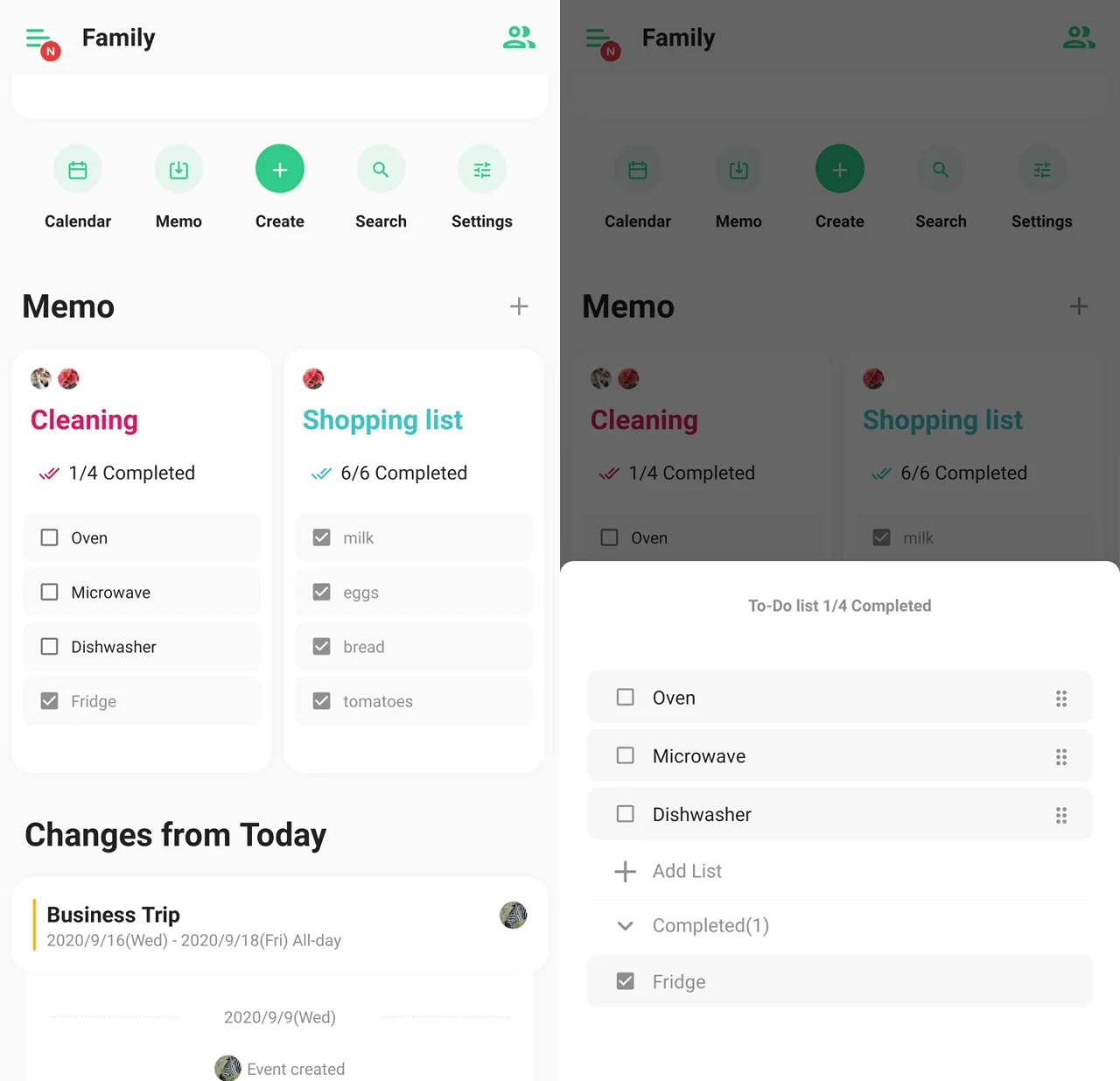 New Calendar View Layout - TimeTree