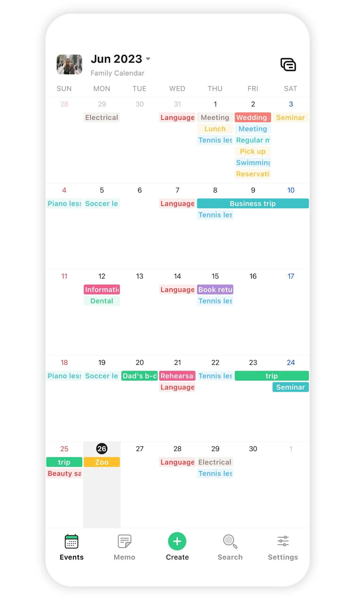 [New] Calendar Layout Renewal - TimeTree