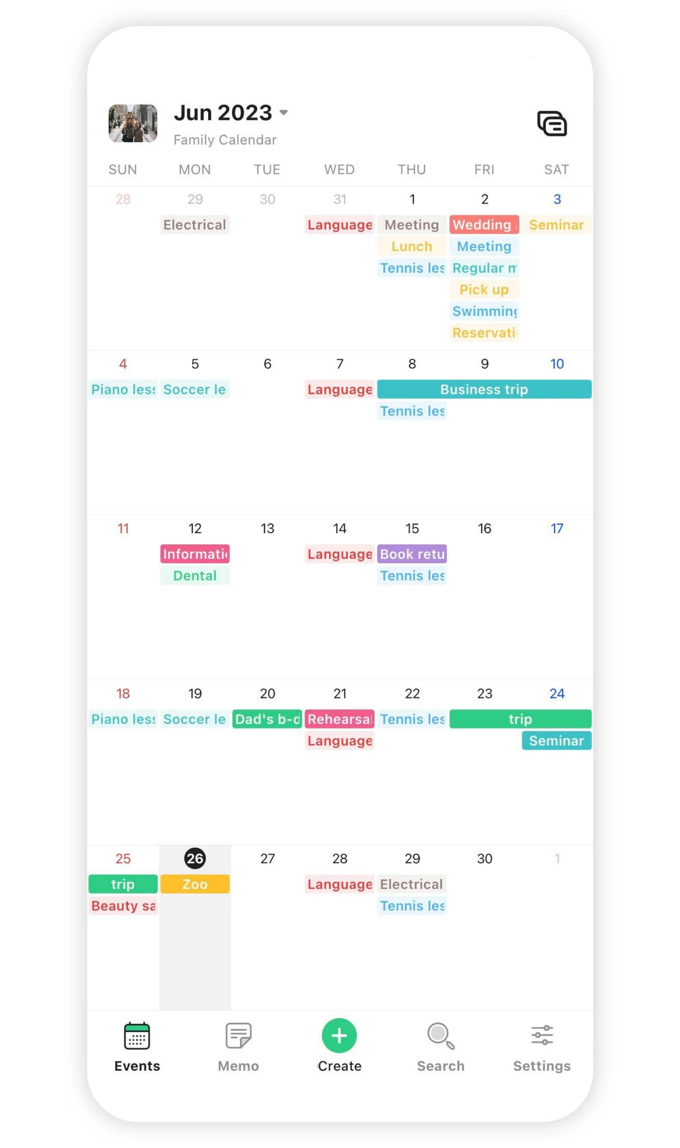 [New] Calendar Layout Renewal - TimeTree