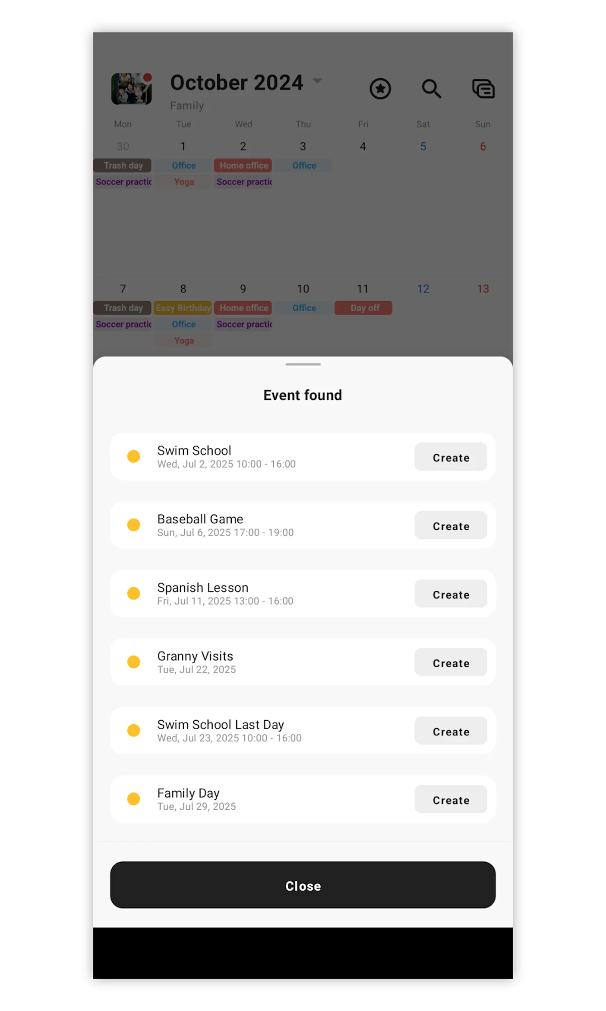 From a handout straight to the calendar! "Event Scan Function" for ...