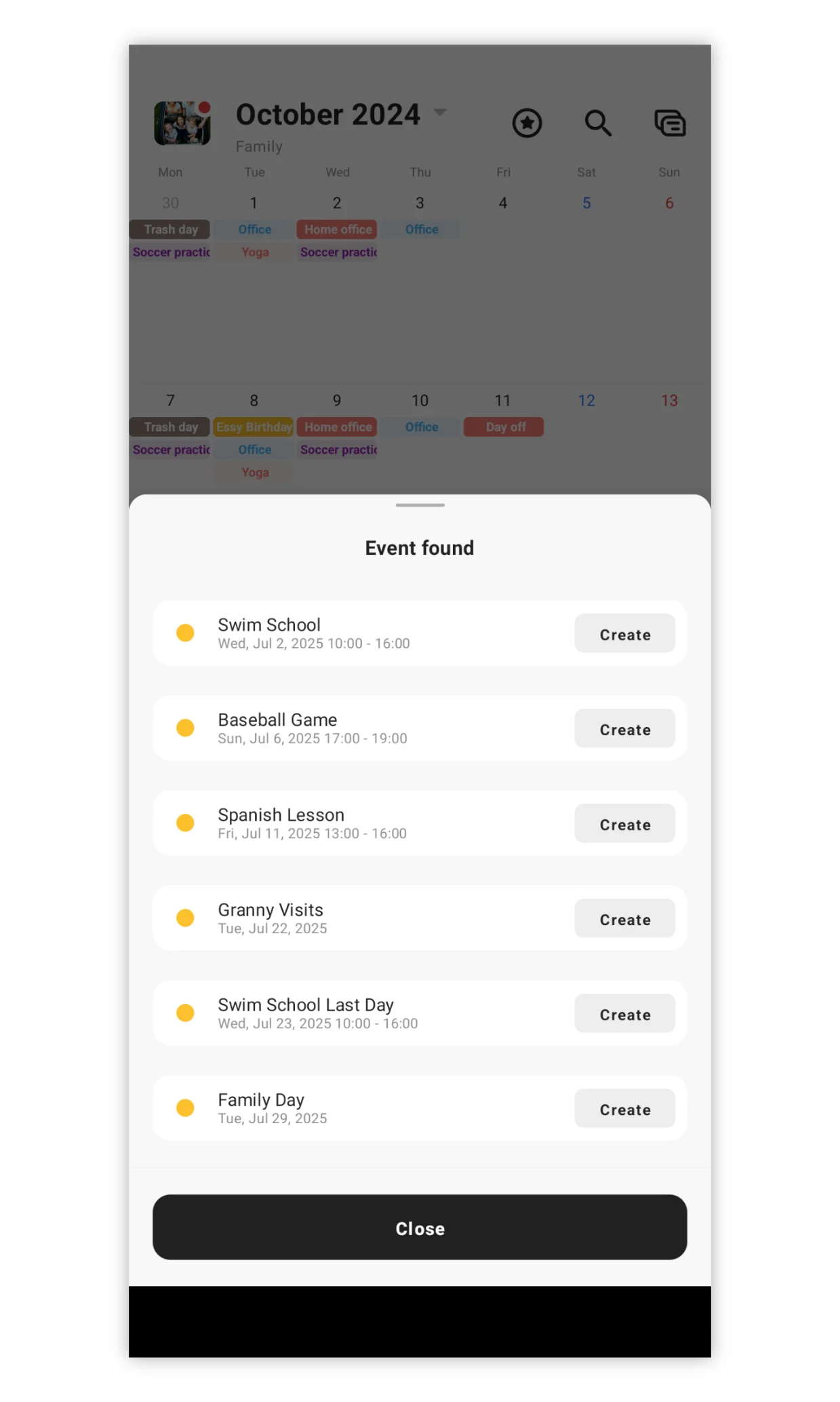 From a handout straight to the calendar! "Event Scan Function" for ...