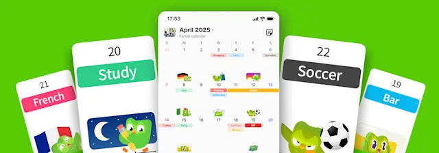 New release: Make Planning Fun with Duolingo Stickers! - TimeTree