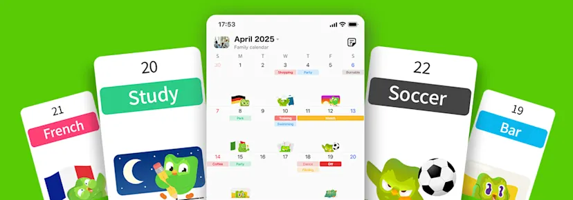 New release: Make Planning Fun with Duolingo Stickers! - TimeTree