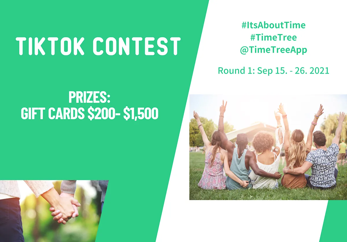 TikTok Fall Contest September 15. - 26. - TimeTree