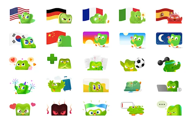 New release: Make Planning Fun with Duolingo Stickers! - TimeTree
