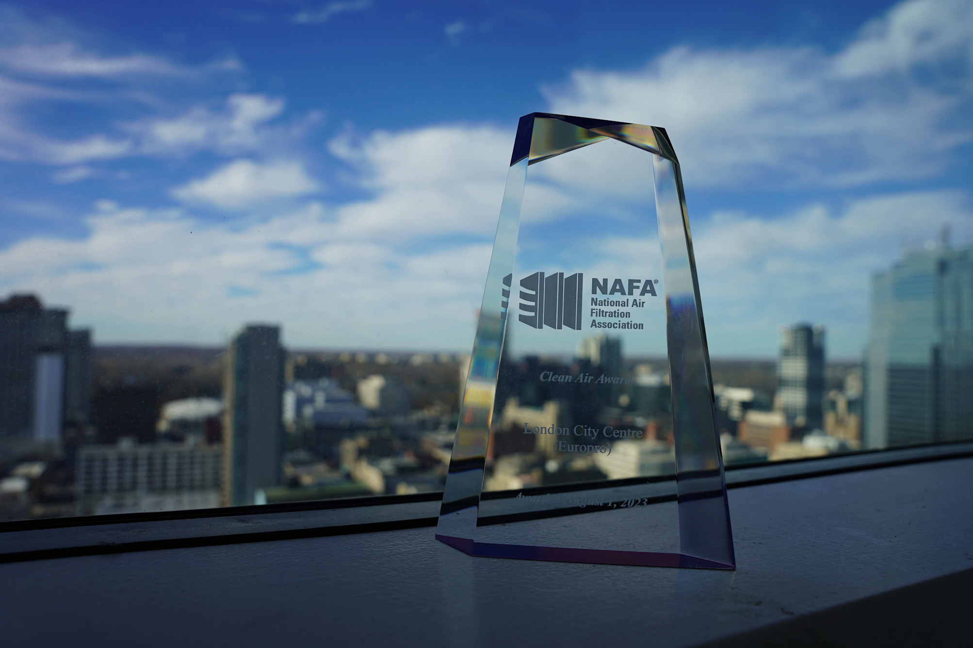 London City Centre Recognized with 2023 NAFA Clean Air Award | Europro ...