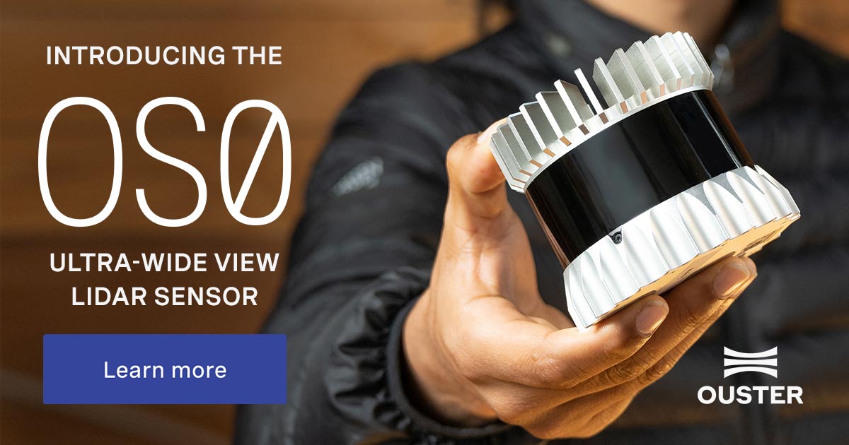 OS0 Ultra-wide field-of-view lidar sensor for autonomous vehicles and ...