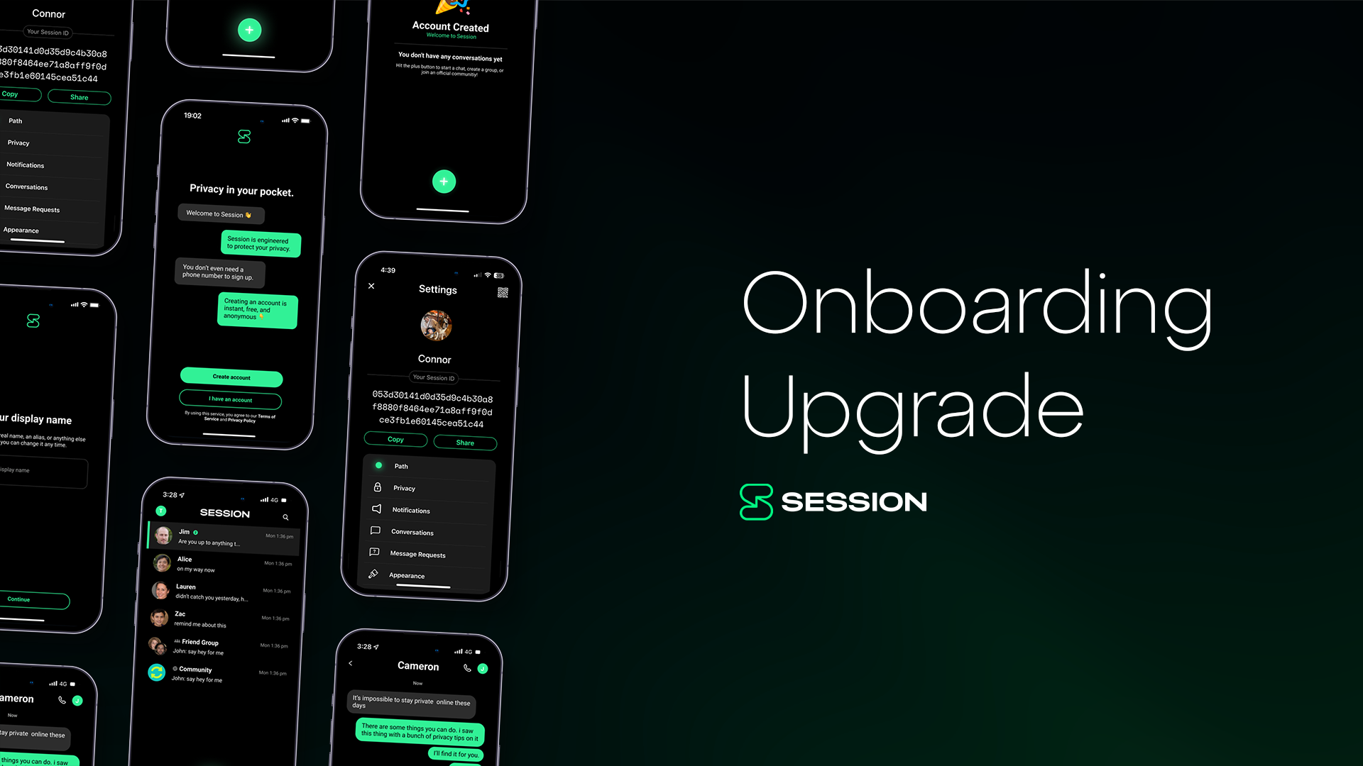 Sign-up in a flash with Session's new onboarding