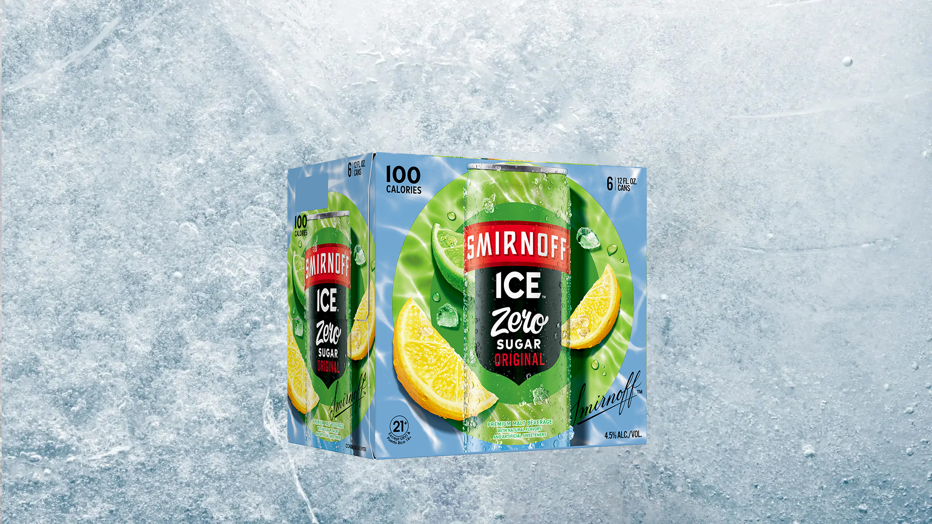 Smirnoff Ice Original Zero Sugar 6pk | Malt Beverages | Smirnoff