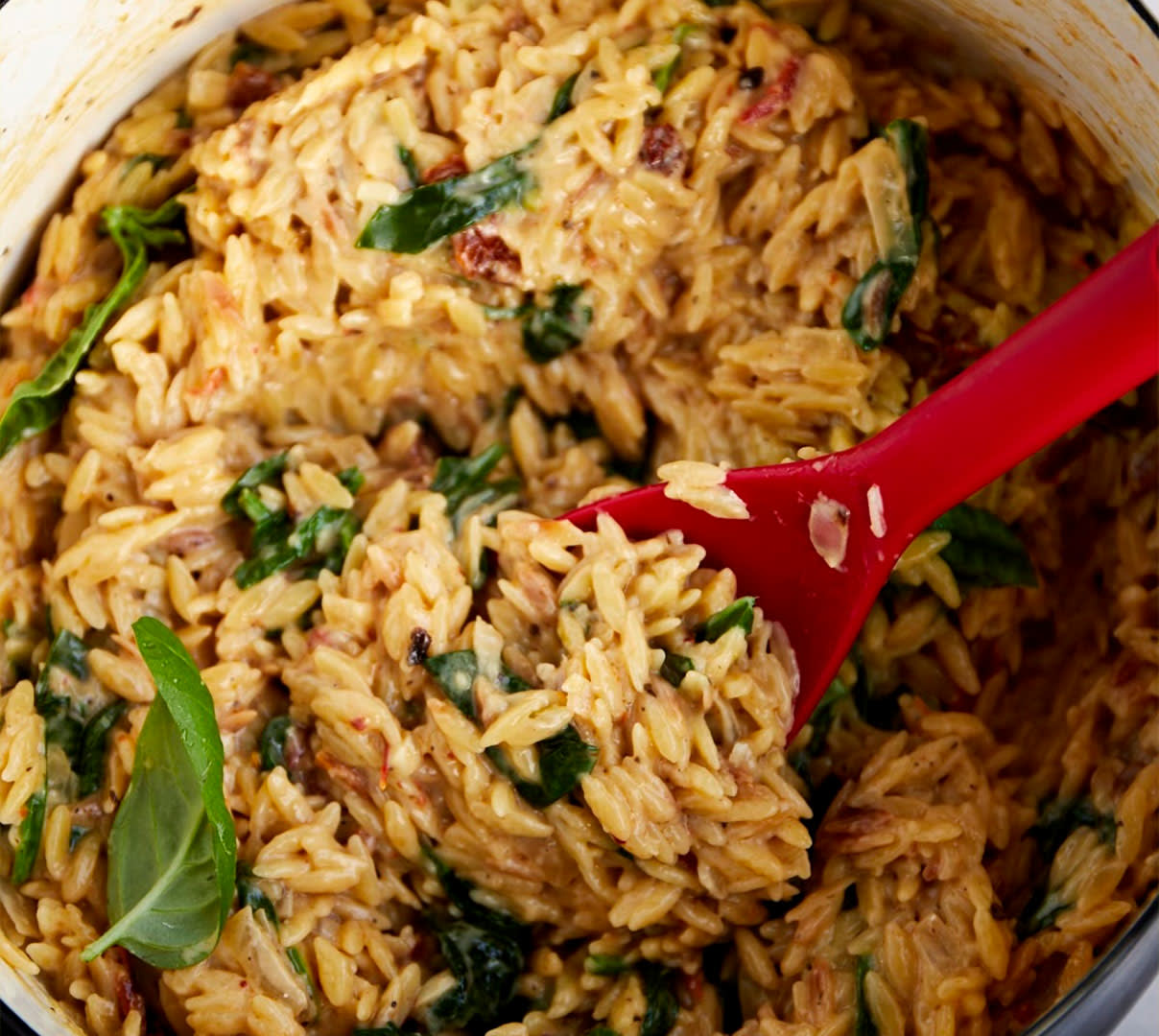 Easiest Creamy Tuscan Orzo from The Food Dolls | DoorDash Blog