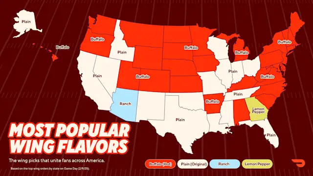 Big Game Food Trends: DoorDash Data Reveals How America Eats on Game ...