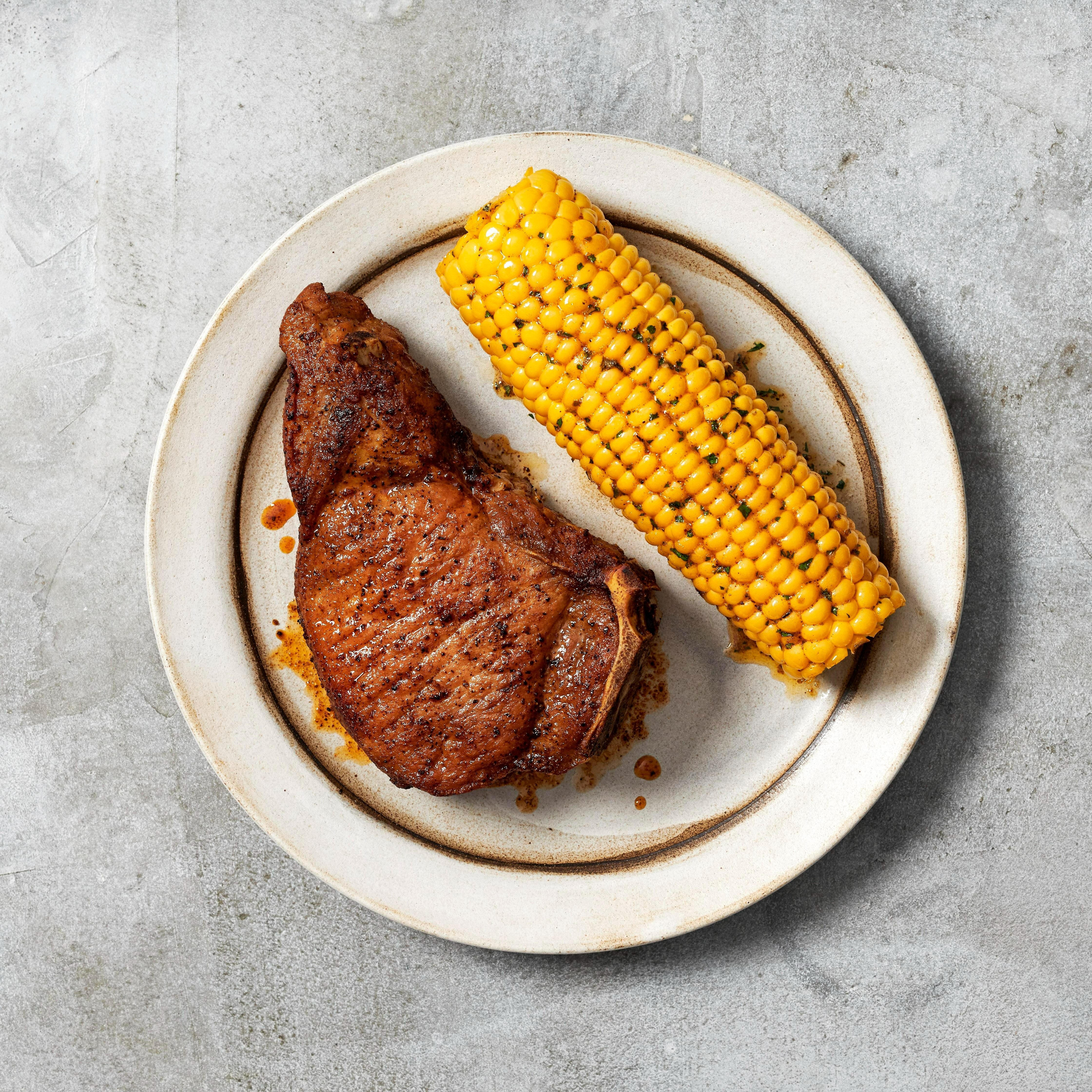 Pork Bone In NY Chops*