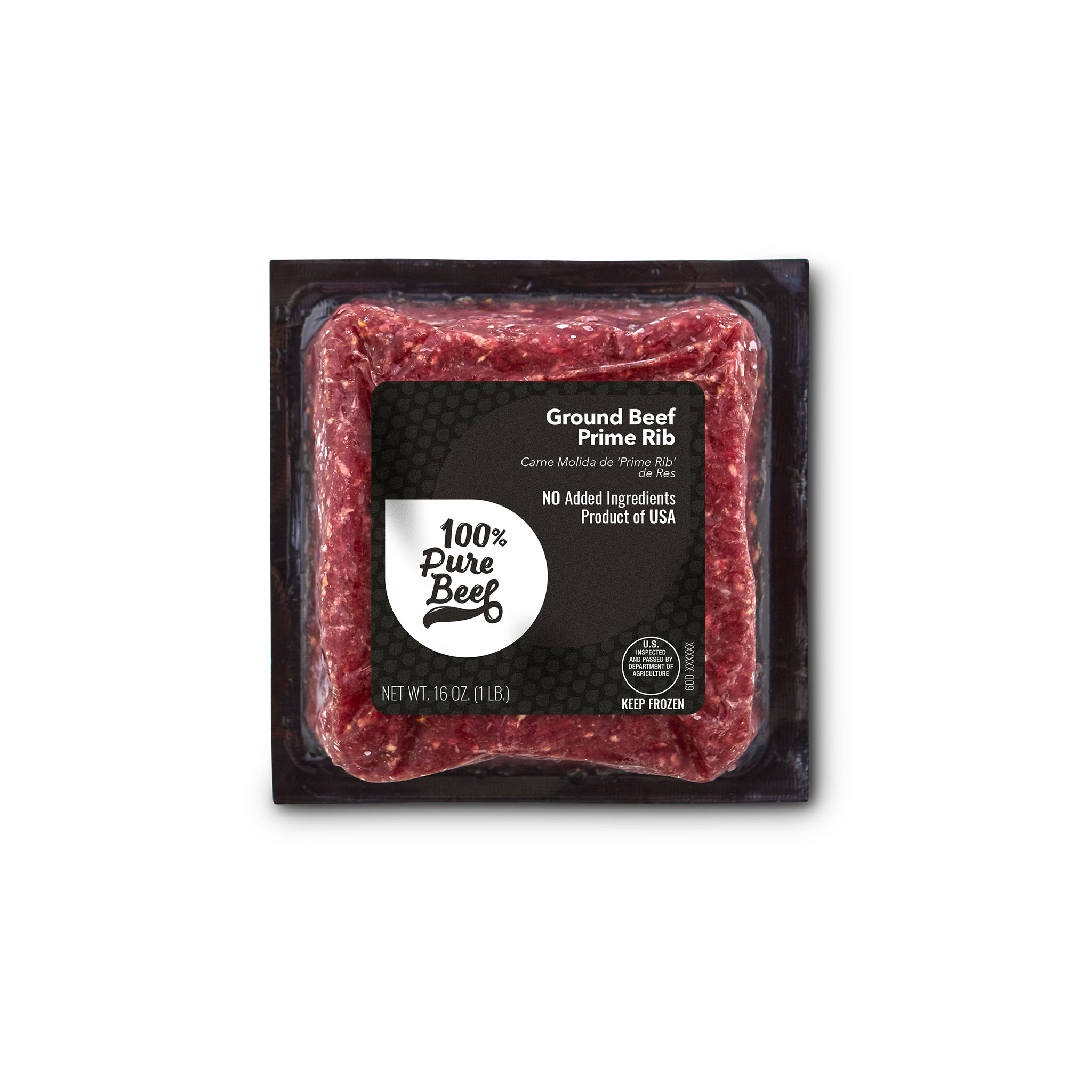 Ground Beef Prime Rib 80% Lean 1 LB