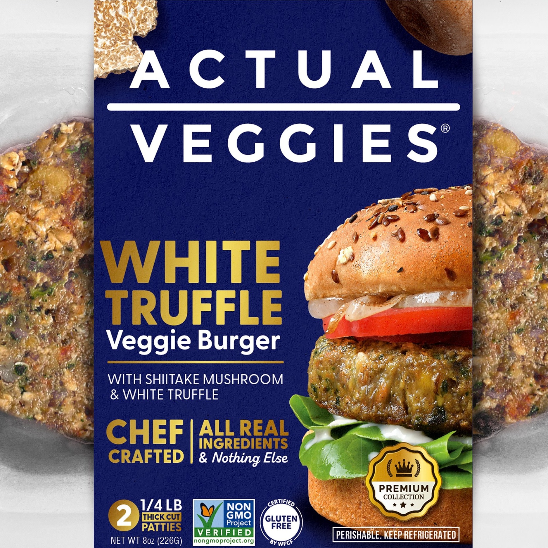 Truffle Burger Actual Veggies