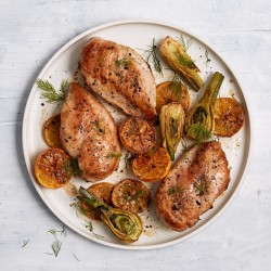 Chicken BLSL Breast ABF IQF 2.5 Lbs