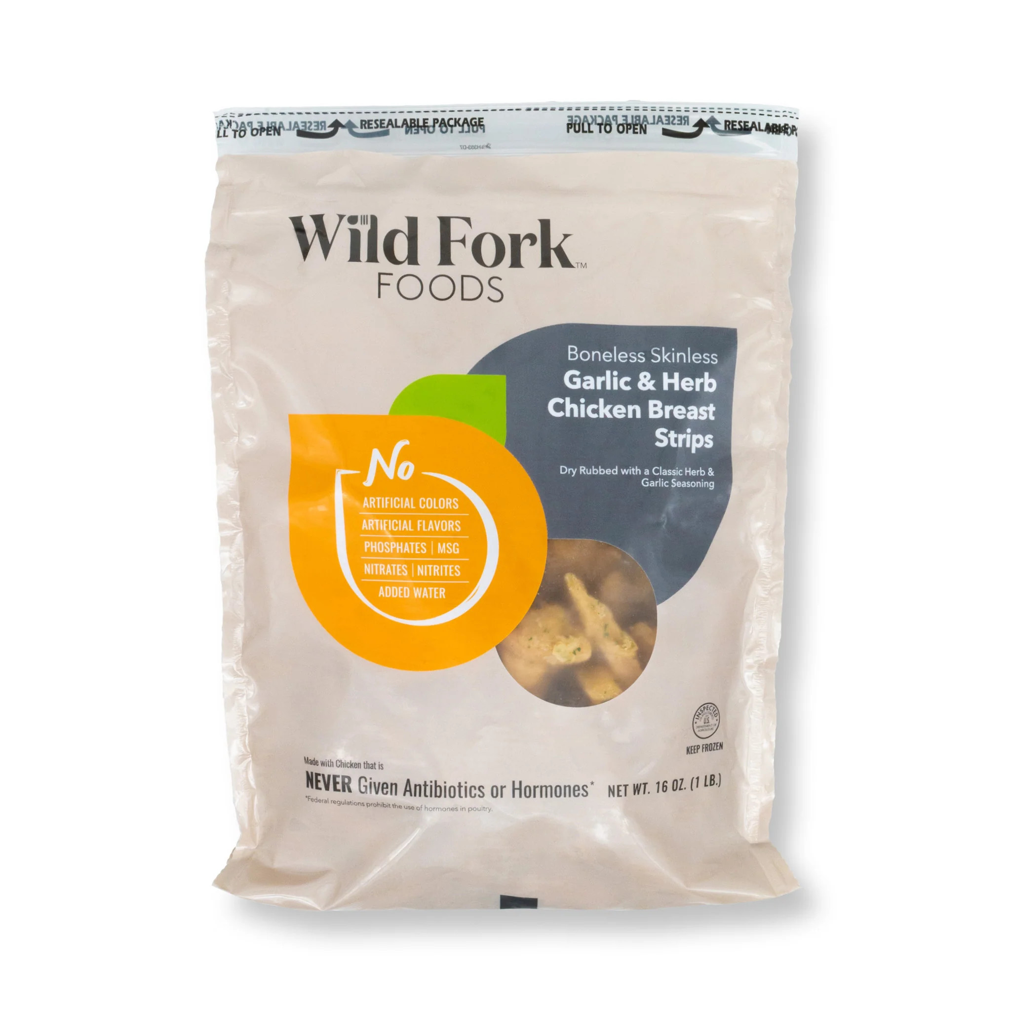 Garlic Herbed Chicken Breast Strips ABF