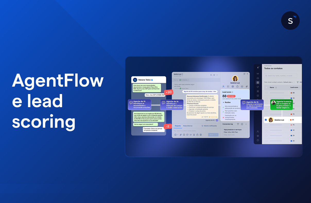 O que é lead scoring e como o AgentFlow pode te ajudar?